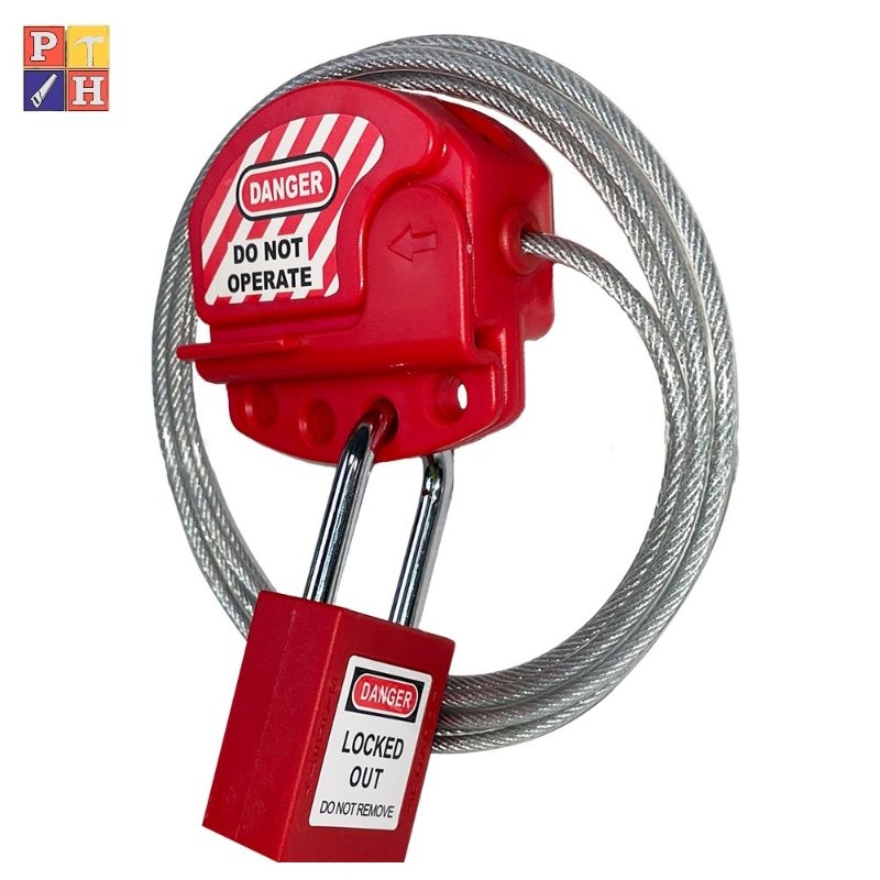 [READY STOCK, SHIP OUT IN 2 DAY] SAFETY LOCKOUT CABLE[LOTO] Cable ...
