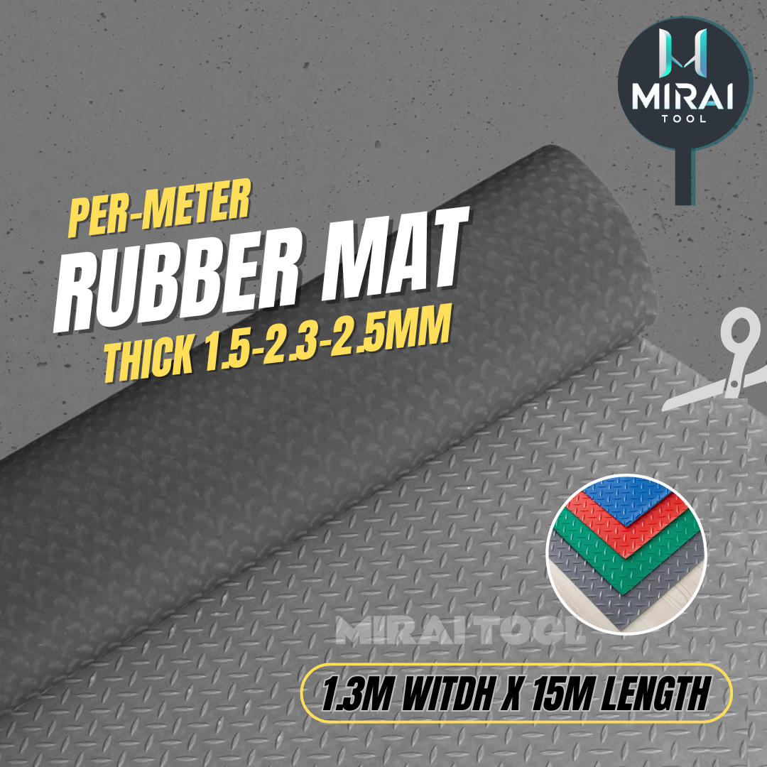 [METER] PVC Rubber Floor Mat Plastic Carpet Anti Slip Floor Mat ...