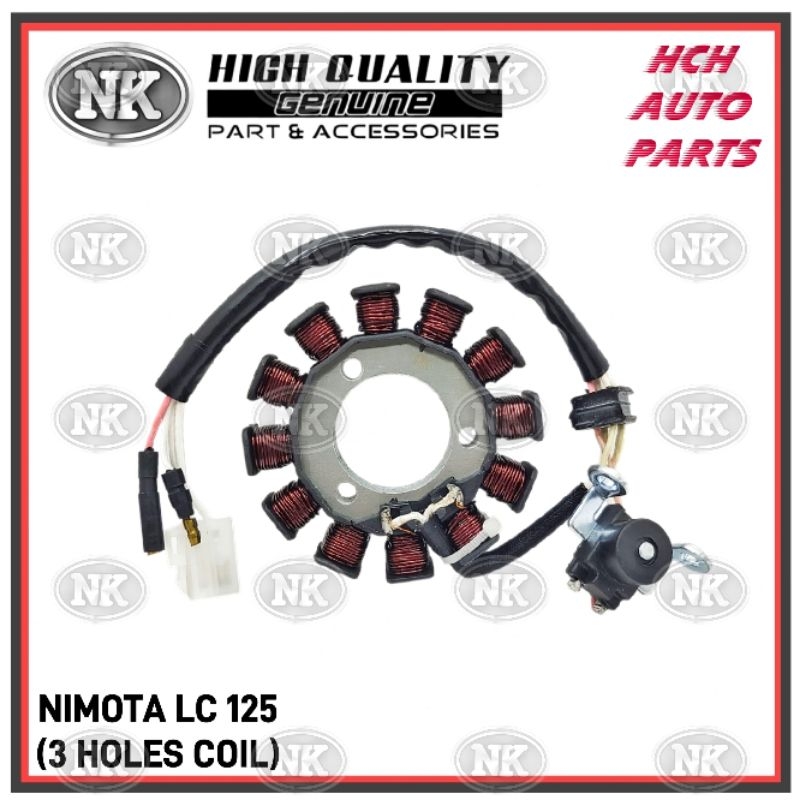 STATOR COIL COMP/ FIELD COIL ASSY - NIMOTA - LC 125 (2 HOLES)/ LC 125 ...