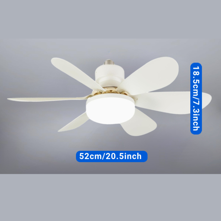 TechnHome 52CM Ceiling Fan LED Mini Kipas Siling Cooling Fan 6 Blades ...