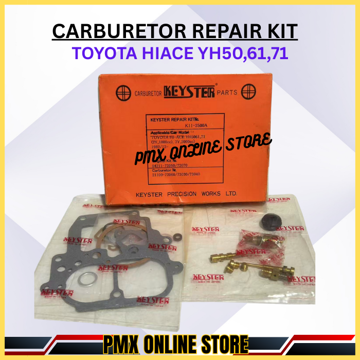 (CLEAR STOCK ) TOYOTA HIACE YH50 /61/71 Carburetor Repair Kit ( K11 ...