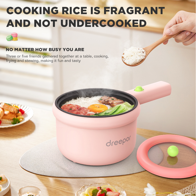 Dreepor Periuk Nasi Mini Periuk Masak 2L Periuk Tidak Melekat Frying ...