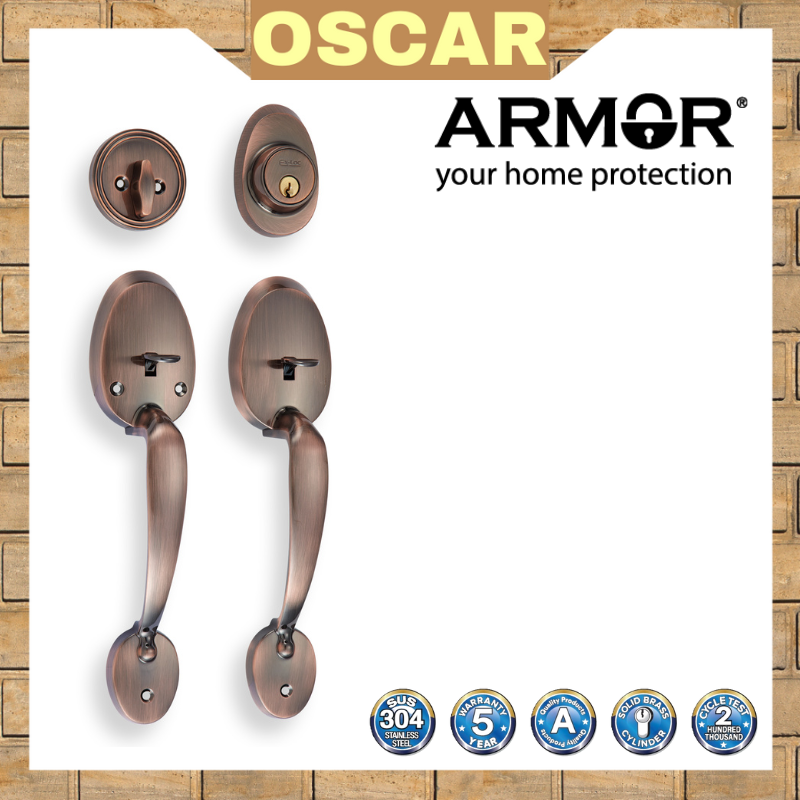 ARMOR Quality Handle Lock Set Series Double Handset For Wooden Door ...