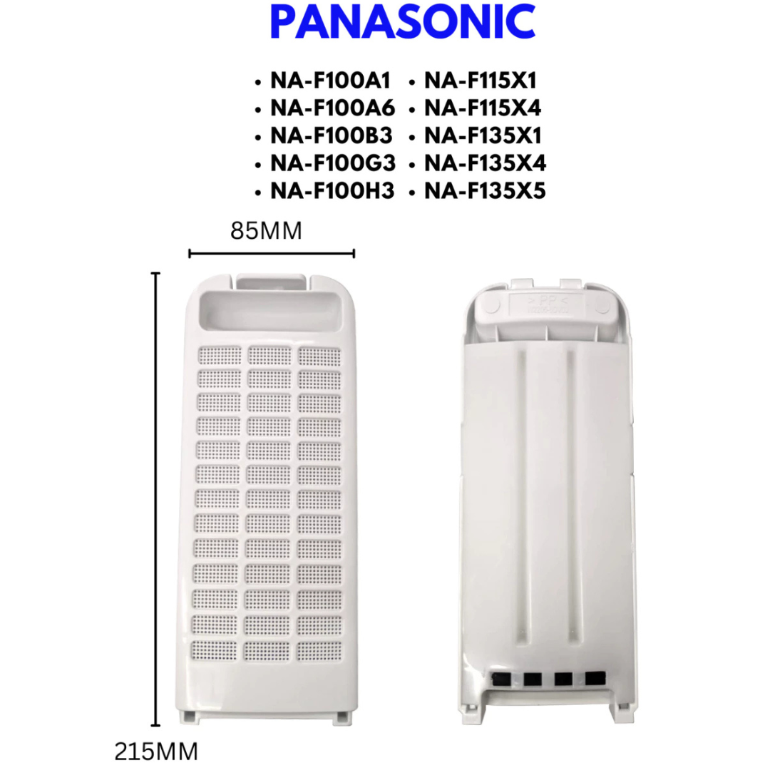 Original Panasonic Washing Machine Dust Filter NA-F70B3 / NA-F75B3 / NA ...