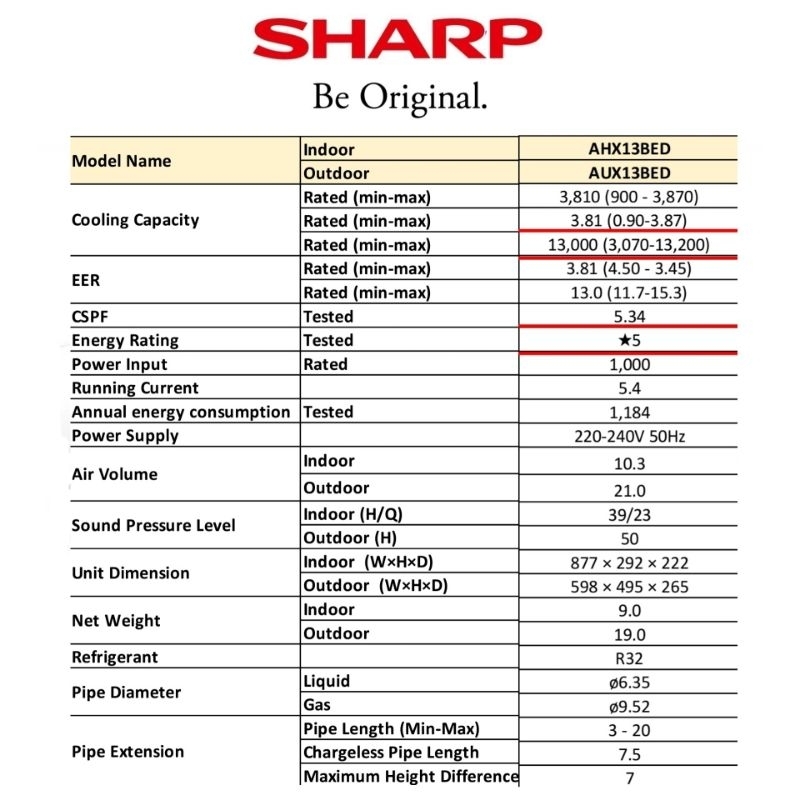 [FREE SHIPPING] SHARP 1HP 1.5HP 2HP AIRCOND J-TECH INVERTER & NON ...