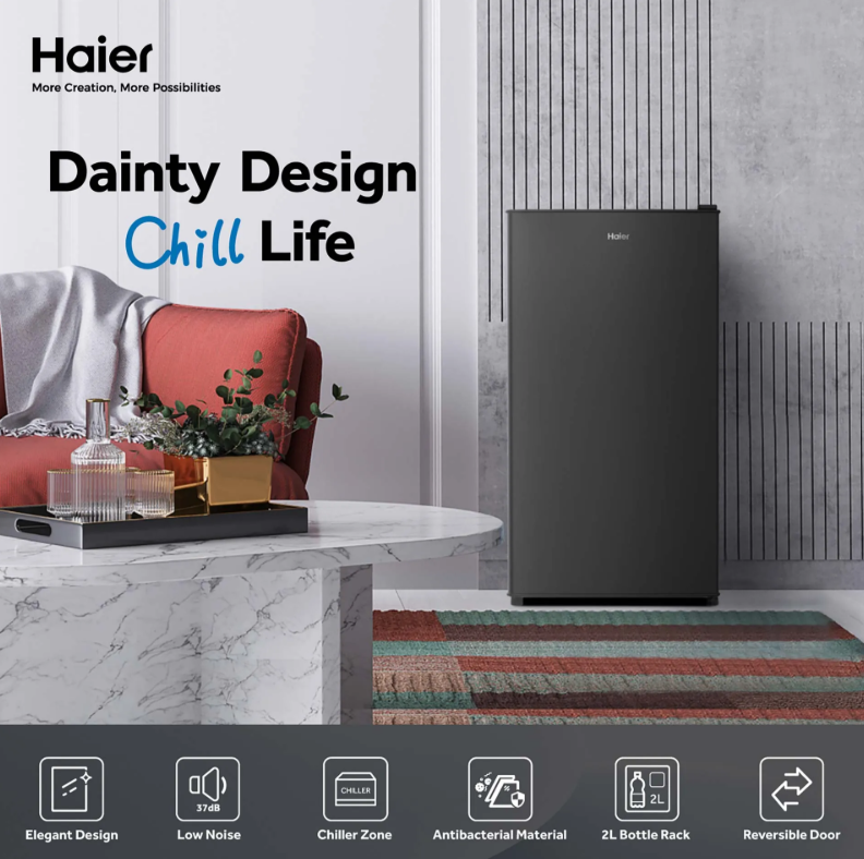 Haier 128L Single Door Refrigerator HR-128H | Shopee Malaysia