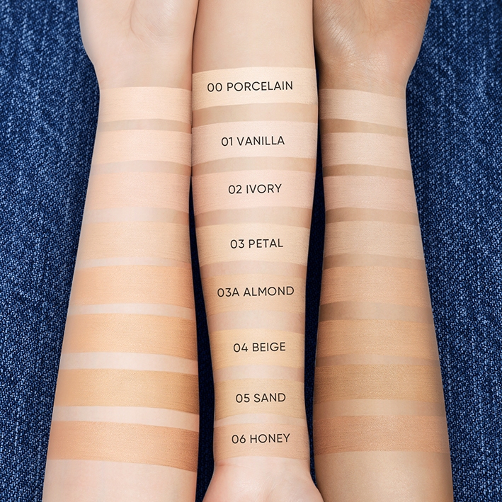 [Refill] SKINTIFIC Matte Cushion Foundation&High Coverage Poreless Gold ...