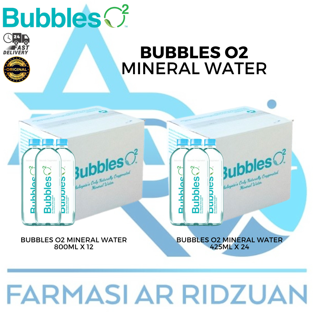 Bubbles o2 Mineral Water 800ml x 20 / Bubbles o2 Mineral Water 800ml x ...