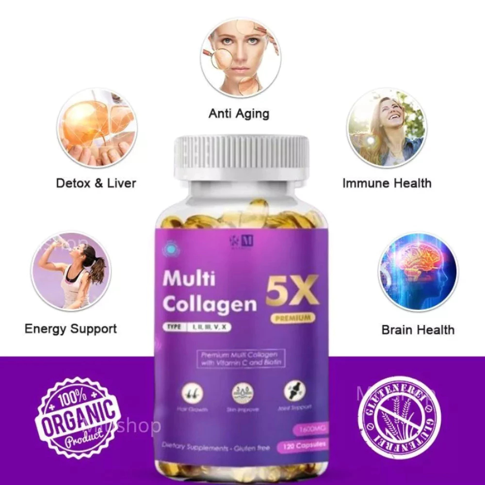 (BUY 1 GET 1) MULTI COLLAGEN 5X Original VIRAL PRODUCT Cantik Kulit ...