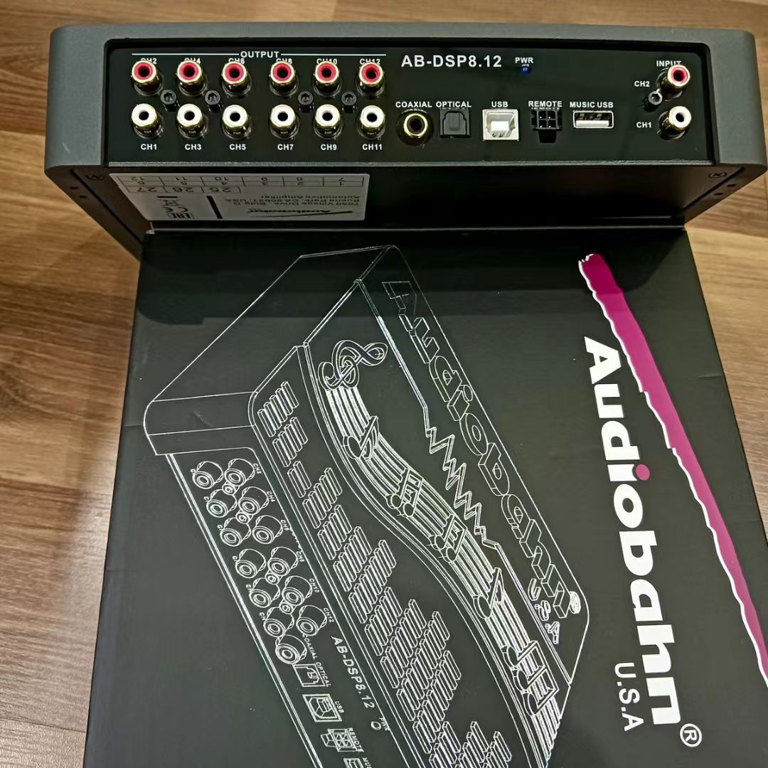 Audiobahn AB-DSP8.12 80W RMS 8CH DSP Amplifier 12CH Full Function ...