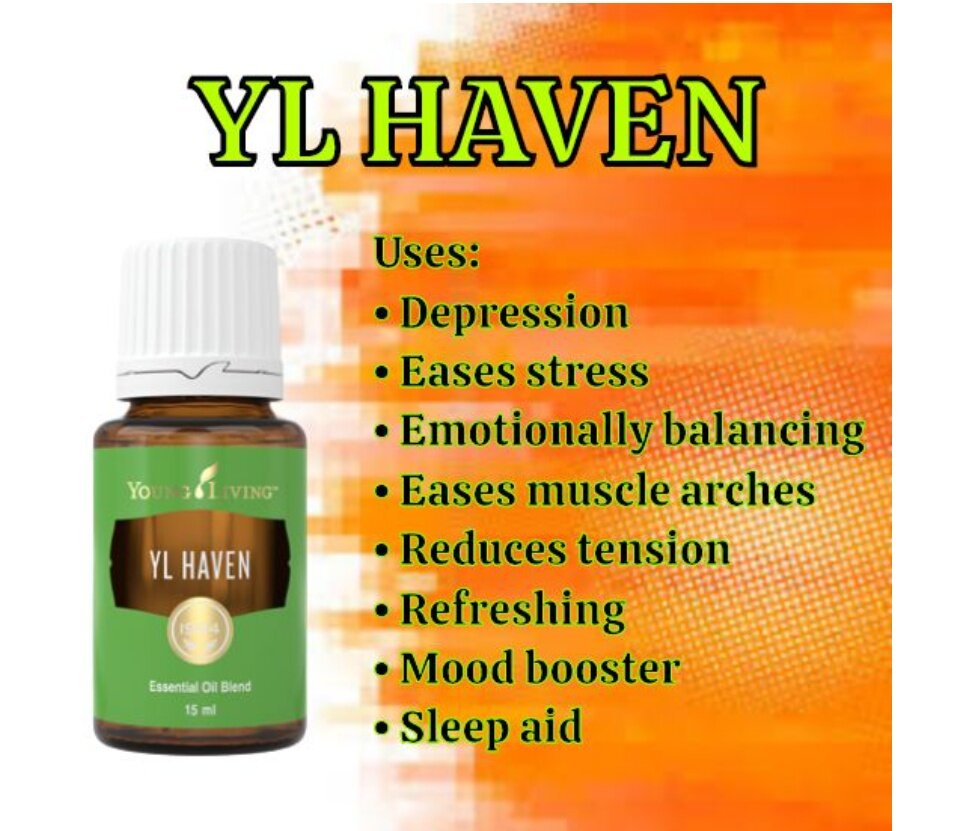ORIGINAL YOUNG LIVINGS YLEO YL Haven Essential Oil 15ml Blend Stress ...