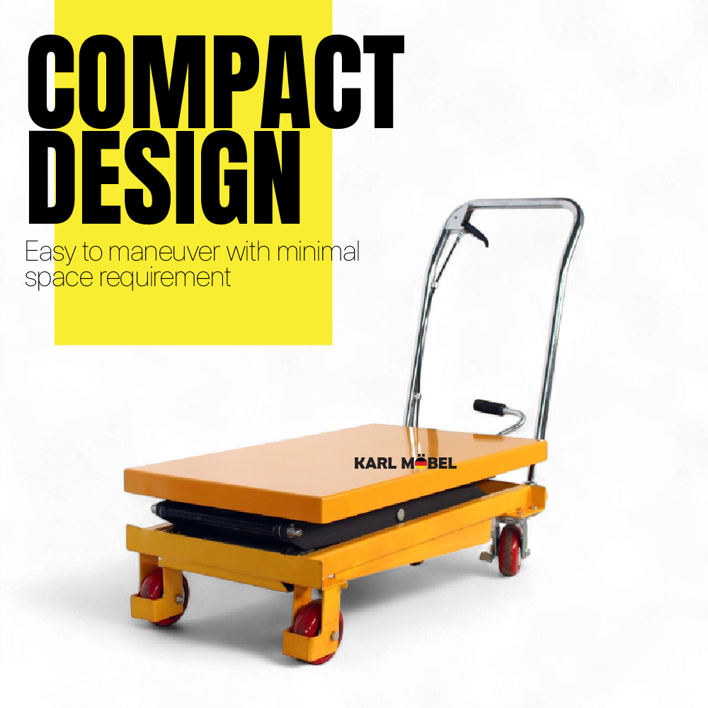 Hydraulic Trolley Heavy Duty Lifting Trolley Table Truck Troli Angkat ...
