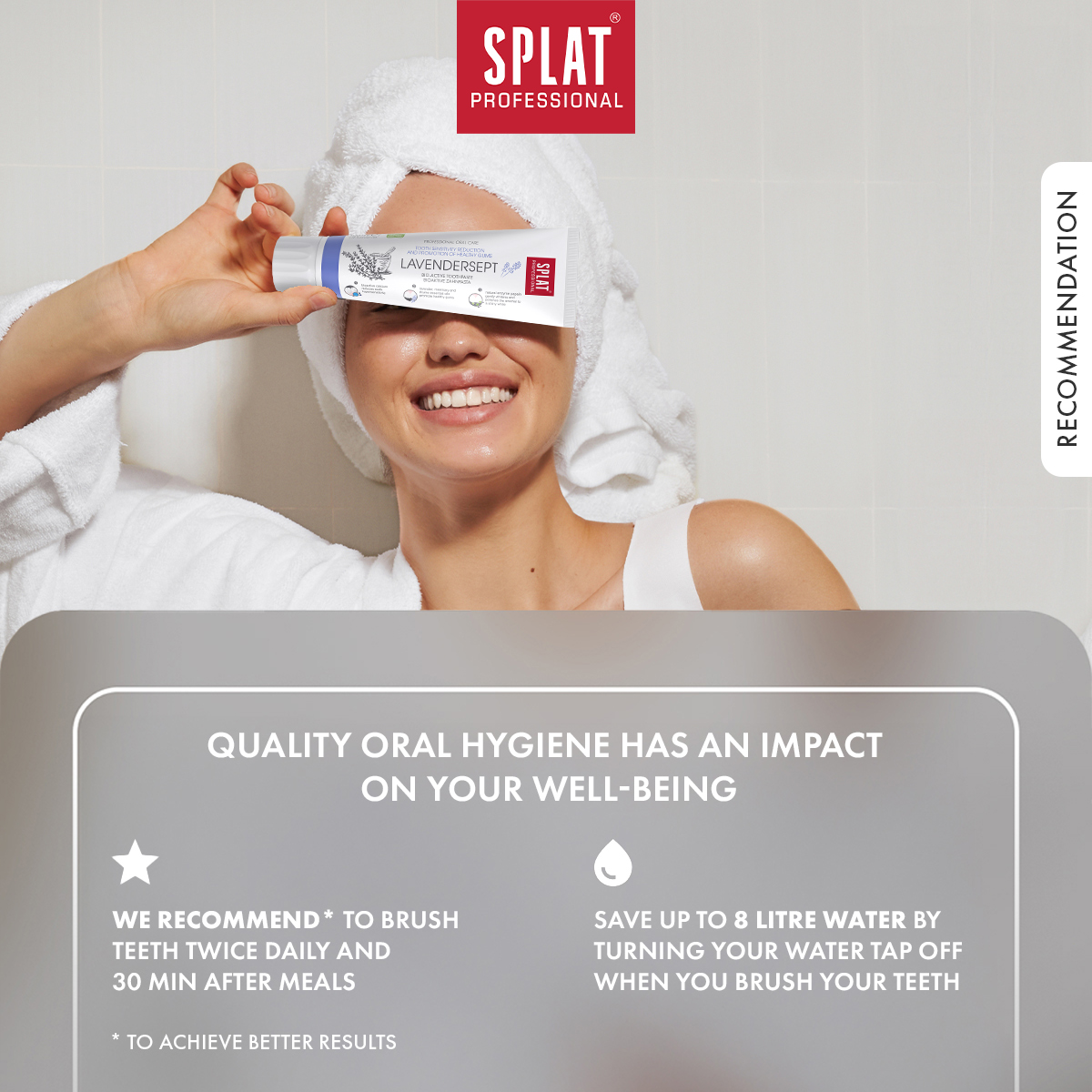 SPLAT Professional Series Lavendersept Toothpaste,For sensitive teeth ...