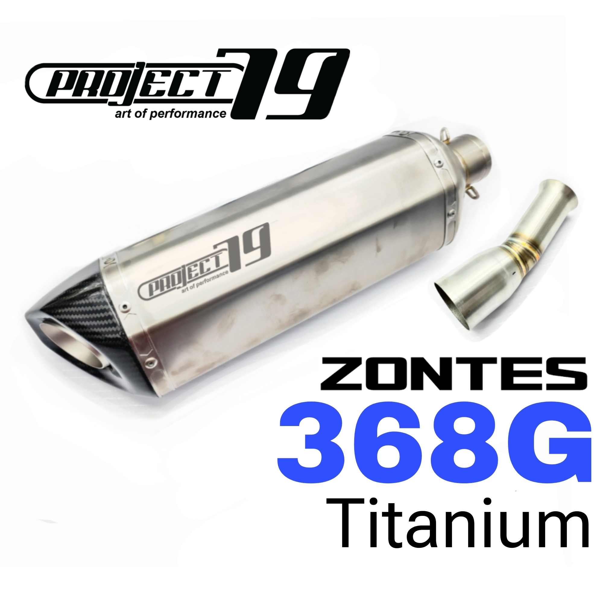 Project79 Slip On Exhaust ZONTES 368G New Ekzos Tabung Long Stainless ...