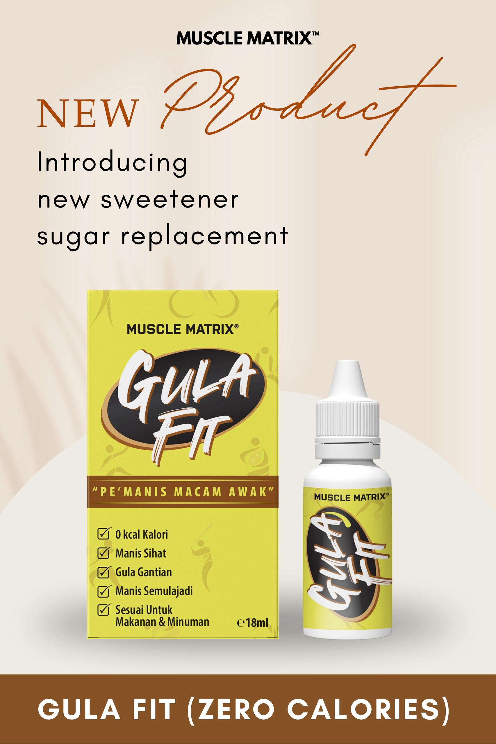 Muscle Matrix Sweetener 18ml Gula Fit | Shopee Malaysia