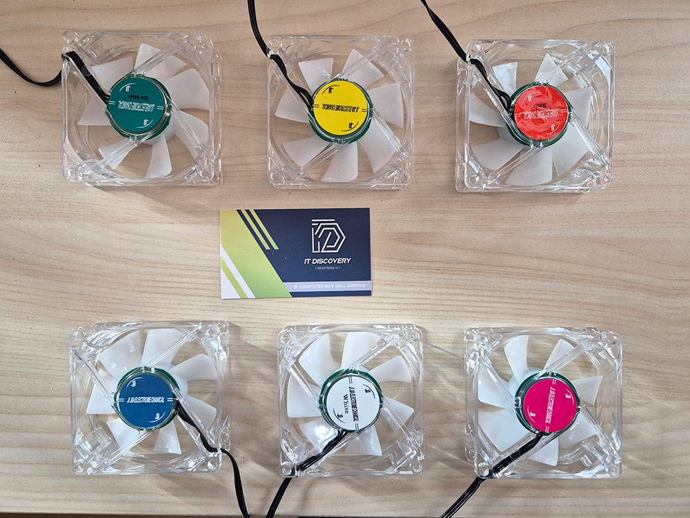 Super Cool New Design Transparent 8cm Mono RGB 10LED PC Case Fan Silent ...