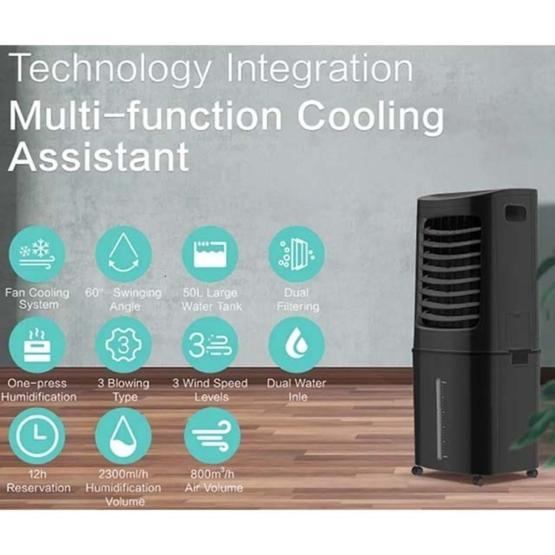 Midea Penyejuk Udara Air Cooler (50L) MAC-530JR | Shopee Malaysia