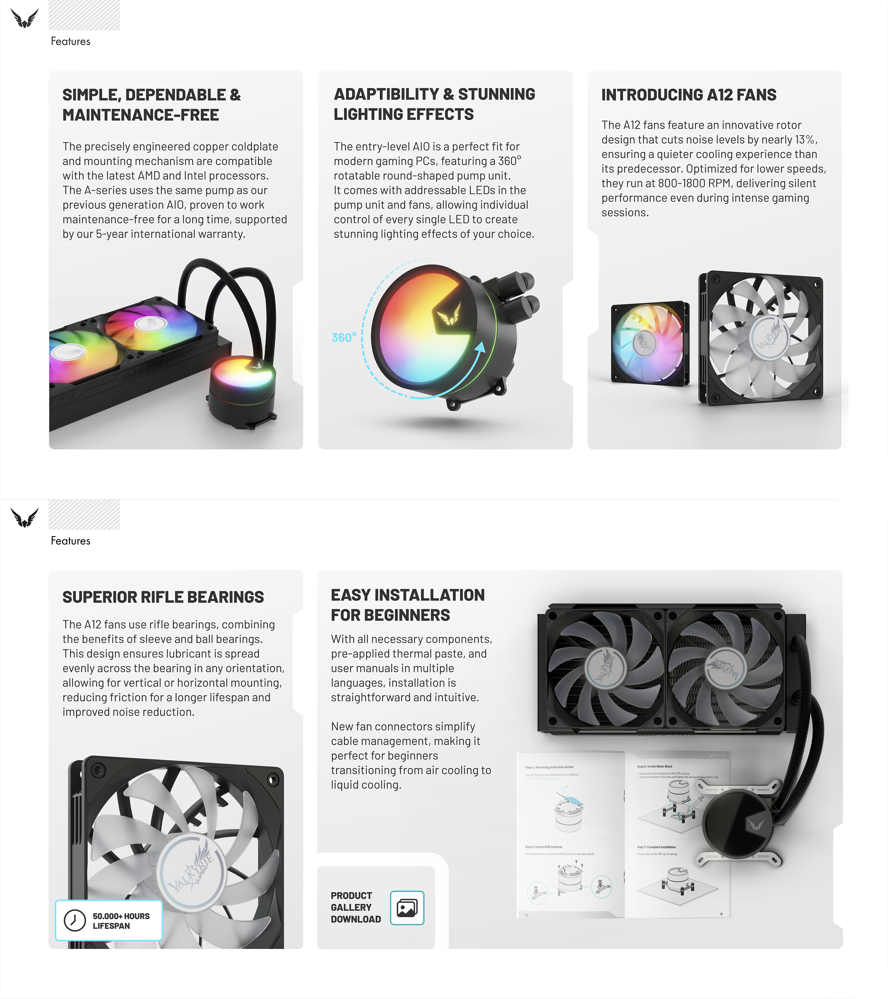 Valkyrie A240/A360 AIO CPU Cooler | Shopee Malaysia