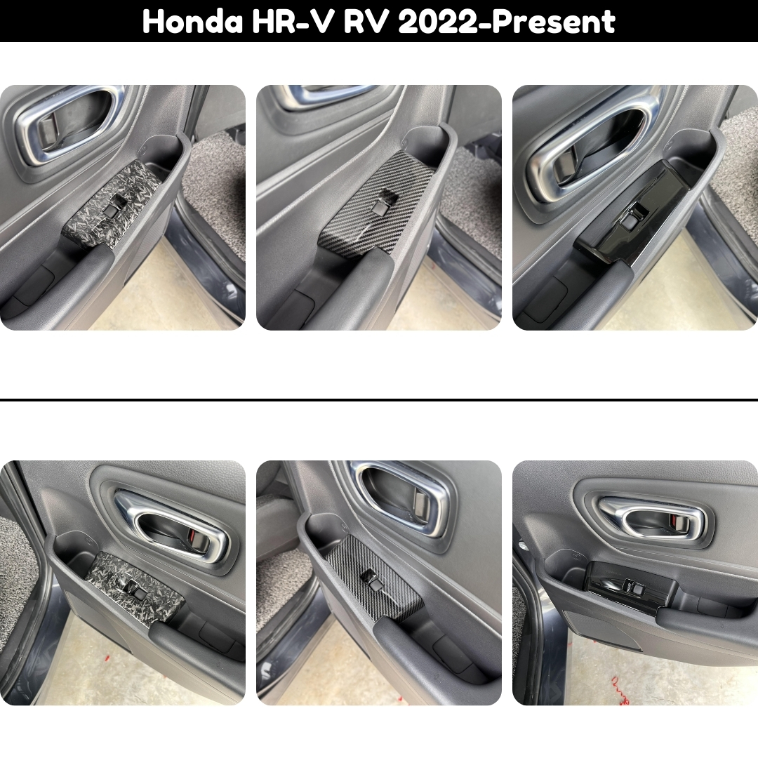 Honda HRV HR-V RV 2022-2025+ Forged Carbon Trim&Glossy Black Power ...