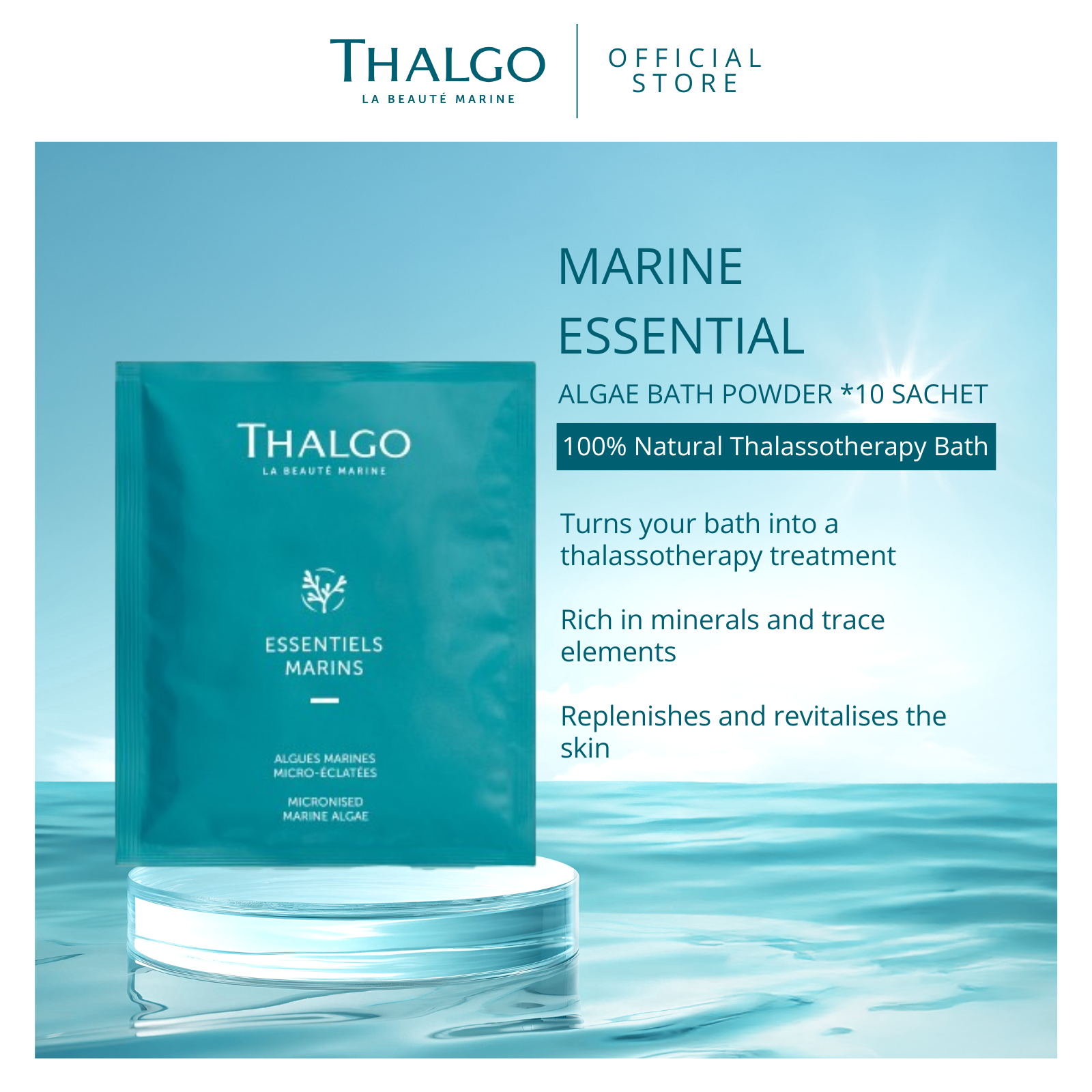 Thalgo Marine Essentials Micronised Marine Algae 10 x 40g | 100% ...