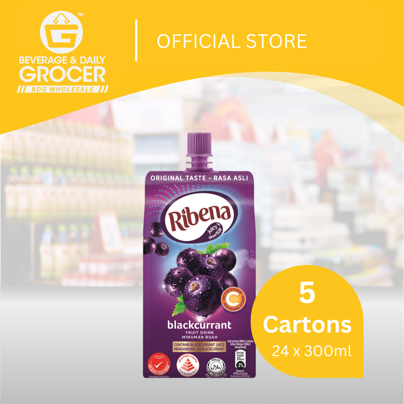 Ribena Cheerpack - Regular 24 x 300ml | Shopee Malaysia