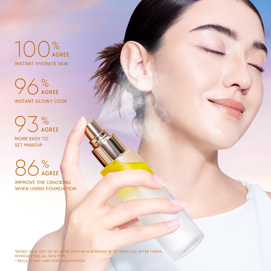 SKINTIFIC Radiance Booster Serum Spray 100ml containing essence and oil ...