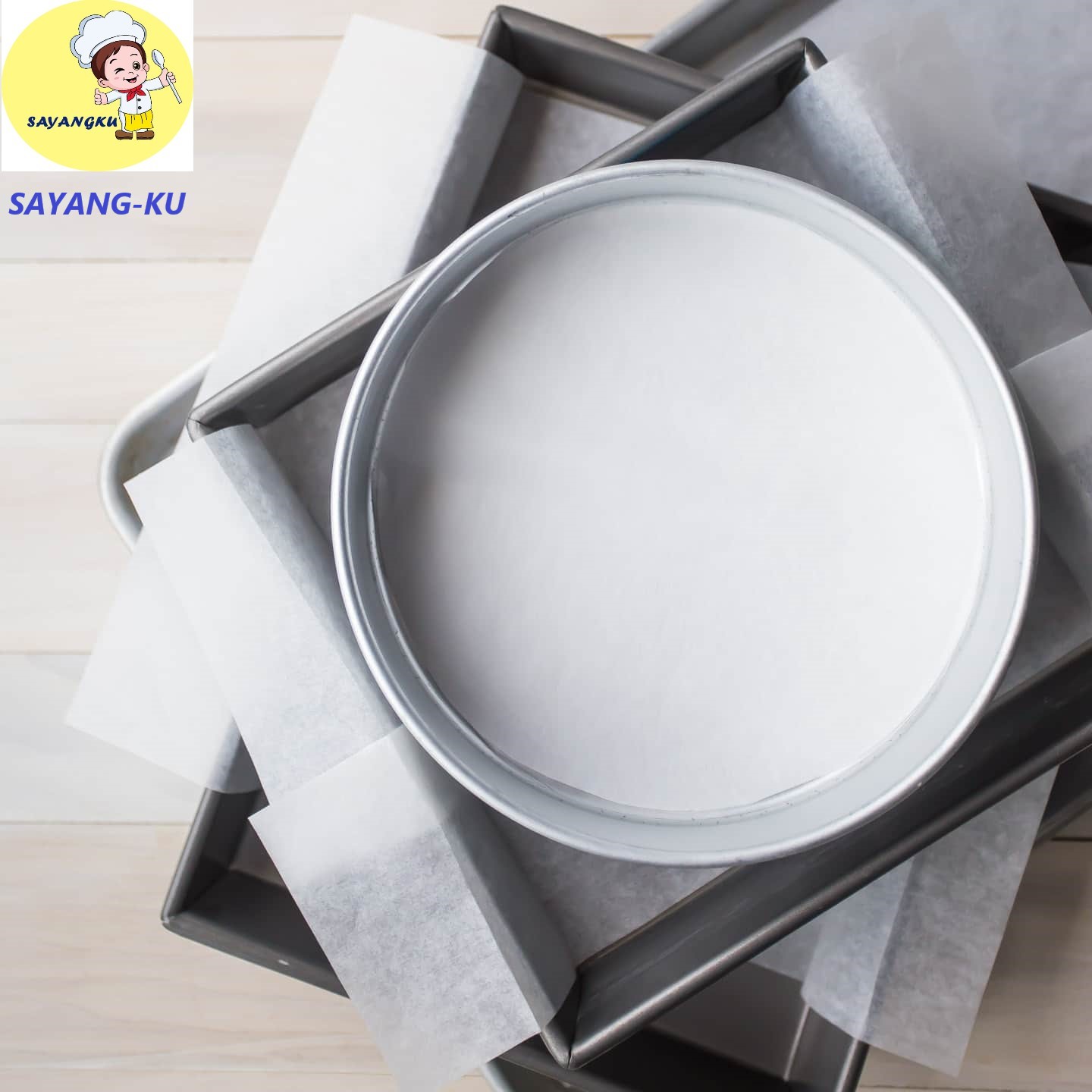 10PCS 40x60CM Parchment Baking Paper Kertas Minyak Baking Paper Grease ...