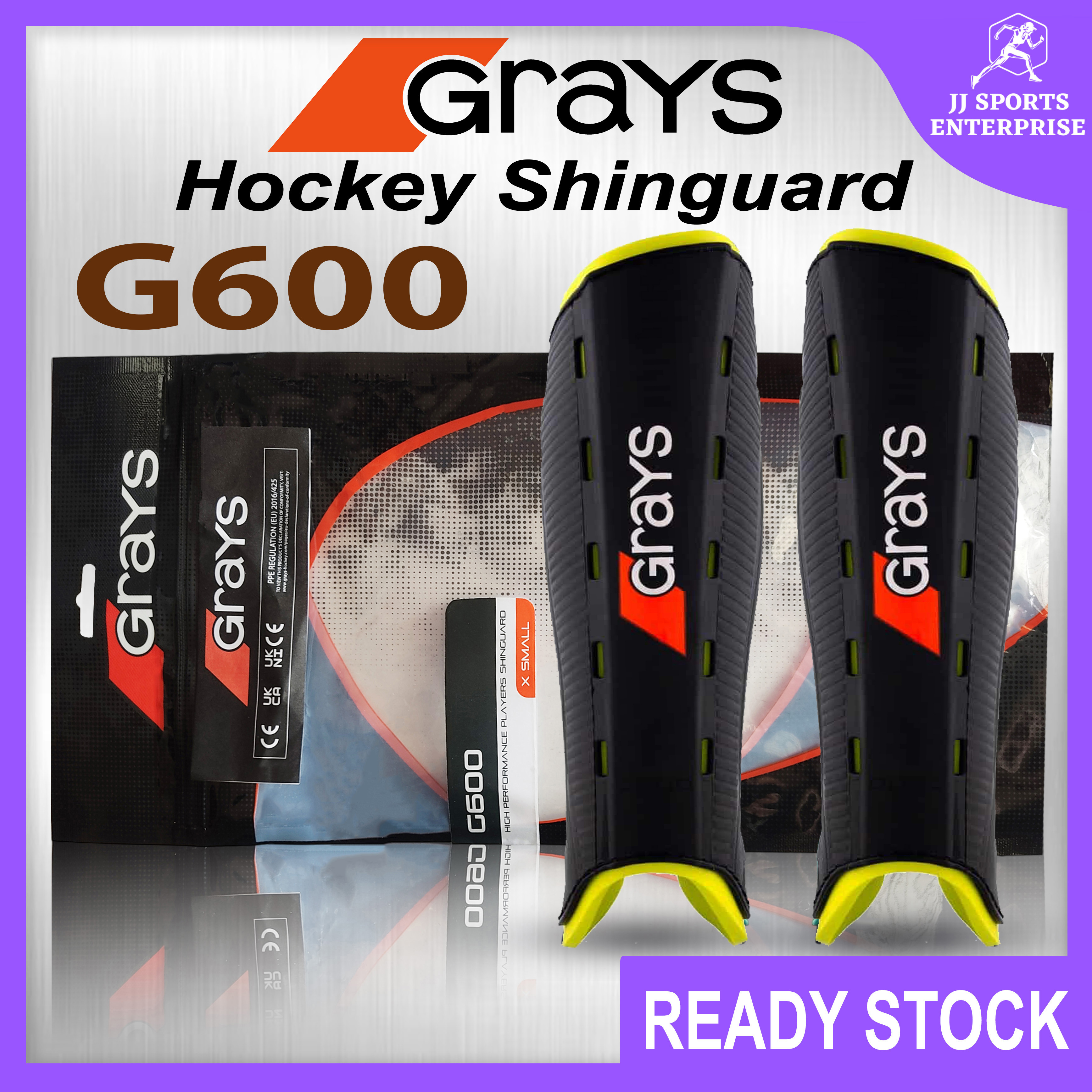 Grays G600 Hockey Shin Guard Hockey Shinguard Shinpad Hoki Protection ...