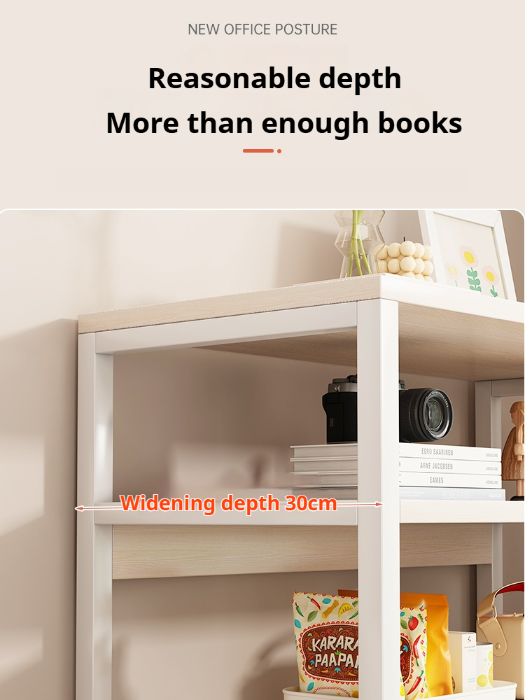 Rak Buku Nordic Storage Shelf Home Living Room Office Bookshelf Sofa ...