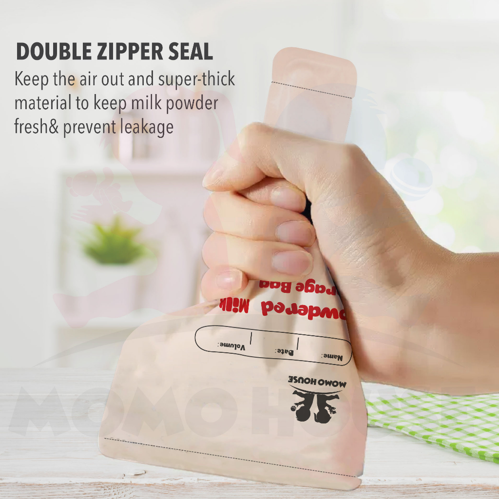 Momo House Disposable Milk Powder Storage Bags (30pcs) - BPA-Free, Leak ...