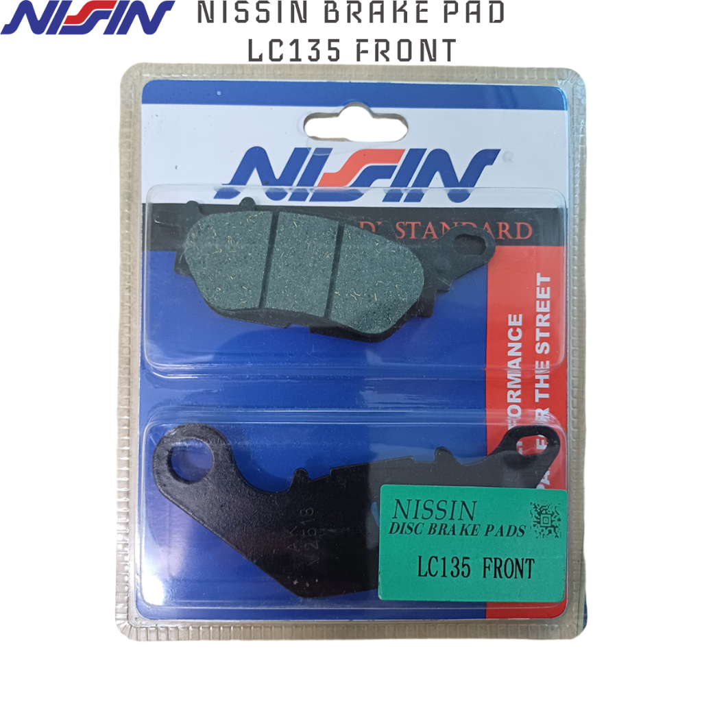 NISSIN HIGH QUALITY BRAKE PAD YAMAHA LC135 4S 5S Y15ZR HONDA RS150 ...