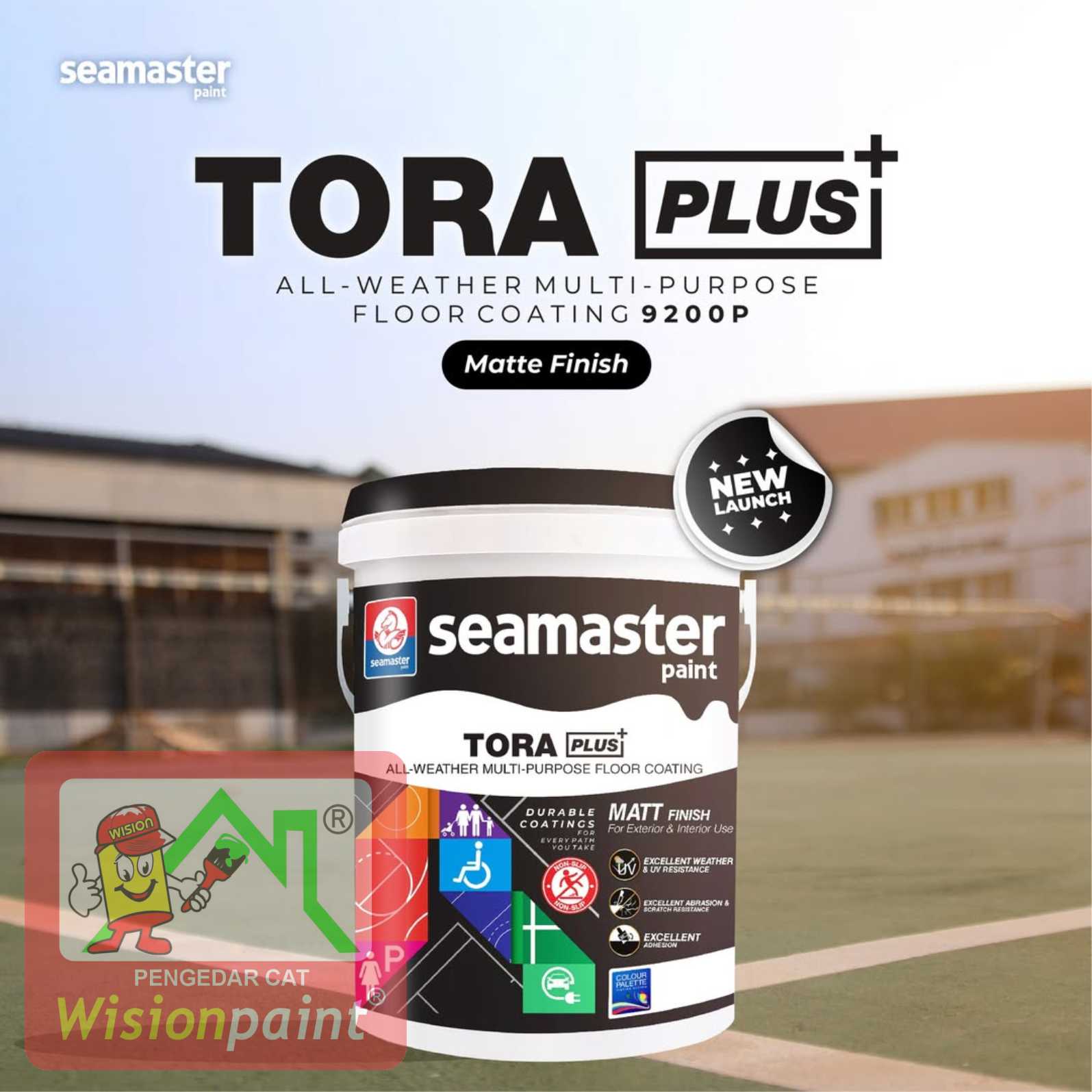 SYK Seamaster Paint Tora Protective Coating (5 Liter) Floor Paint For ...