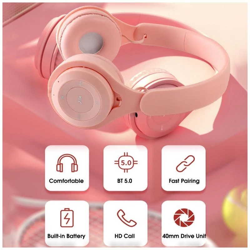 Y08 Wireless Bluetooth 5.0 Headphones | HiFi Stereo Bass On-Ear Headset ...
