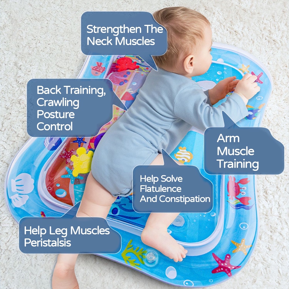 Momo House Inflatable Water Play Mat - Encourage Baby Development ...