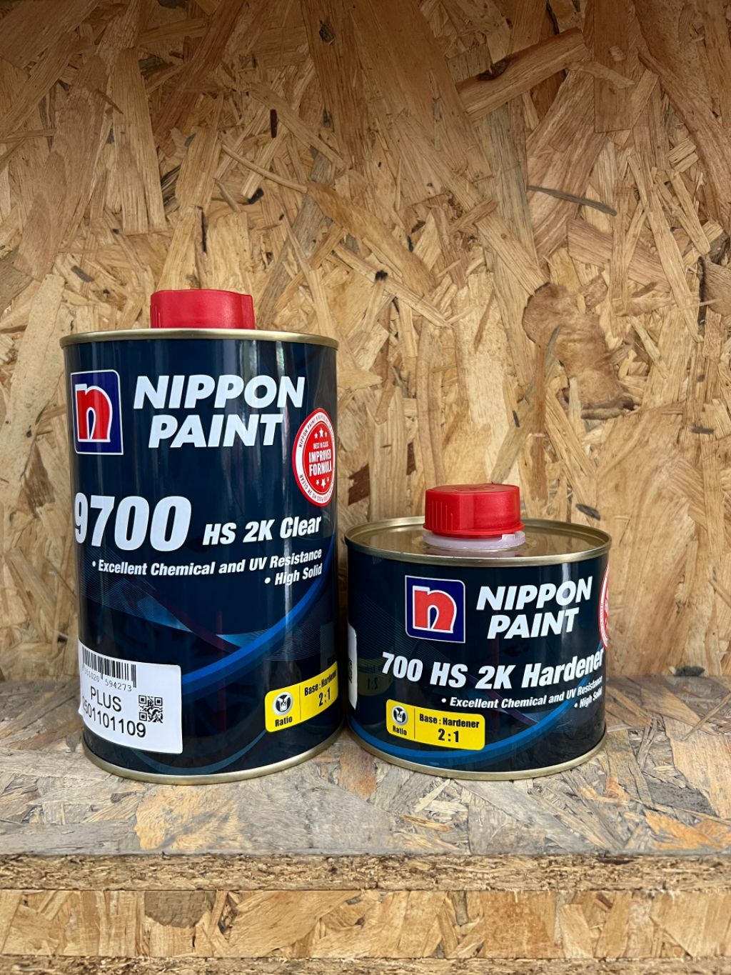 Nippon 9700 Plus High Solid 2K Clear 2:1 1set Clear and Hardener | Shopee Malaysia
