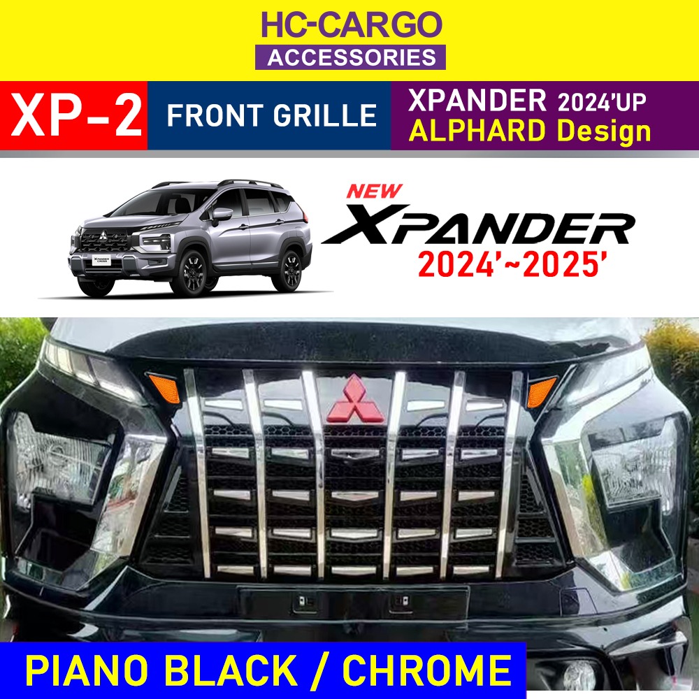 MITSUBISHI XPANDER 2020-2025 Front Grill Grille / Sarung Depan Facelift ...