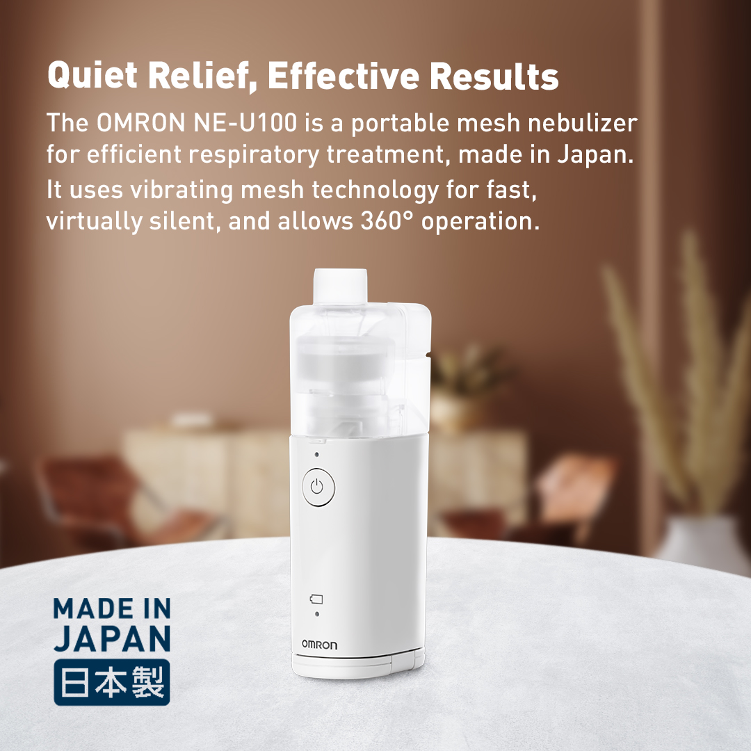 OMRON MicroAir Mesh Nebulizer | MicroAir Mesh nebuliser NE-U100 ...