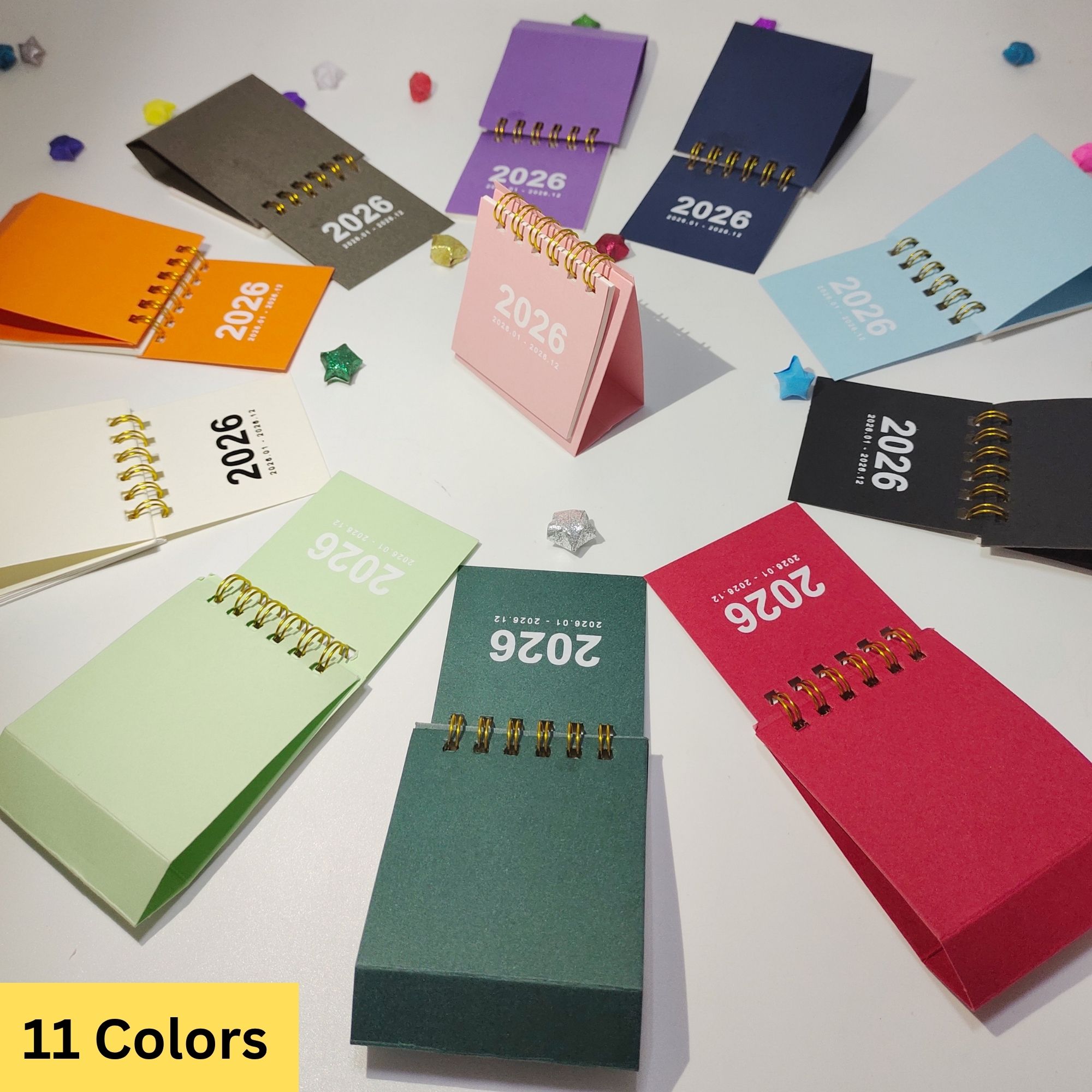 2026 Mini Calendar Desktop Calendar Kalender Small Calendar Office ...