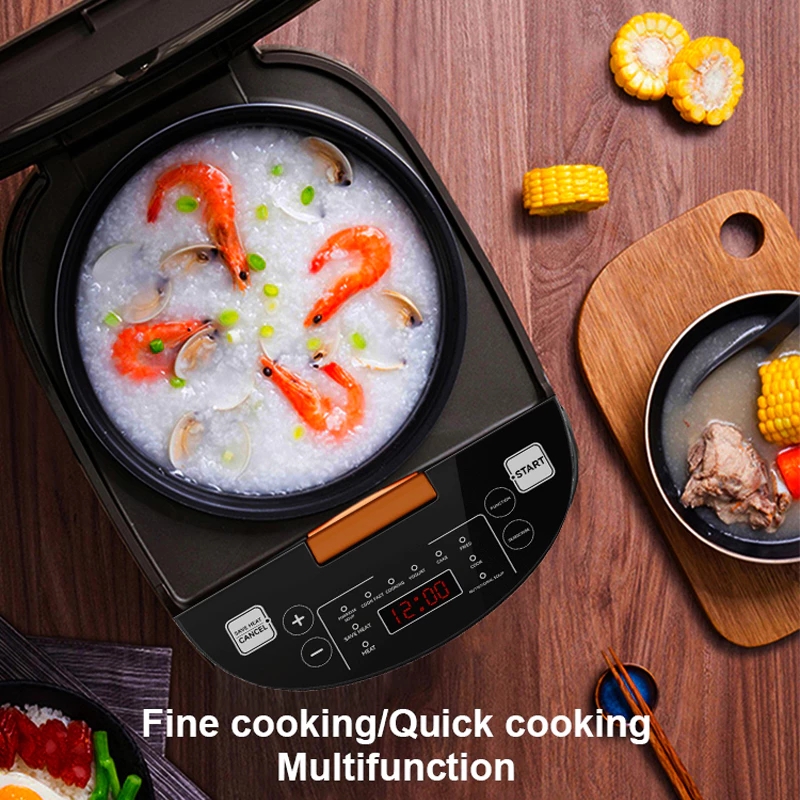 OOKAS 6L Big Rice Cooker Black Multifunction periuk nasi elektrik Non ...