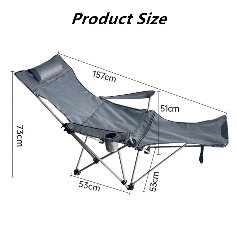 Berkhemah kerusi lipat Sport Full Size Camping Chair Folding with Leg ...