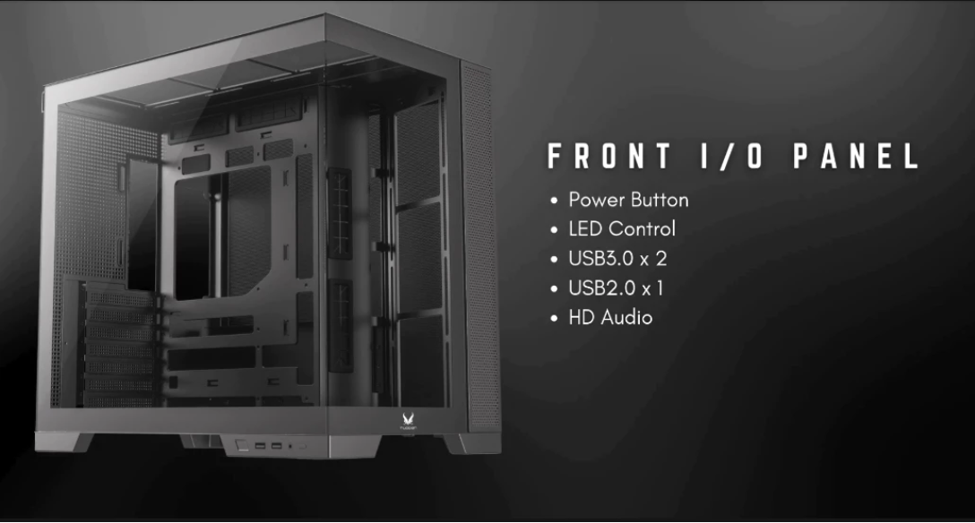 INVASION A-2000 ATX Gaming Casing (INFINITY Flashlux Fans) | Shopee ...