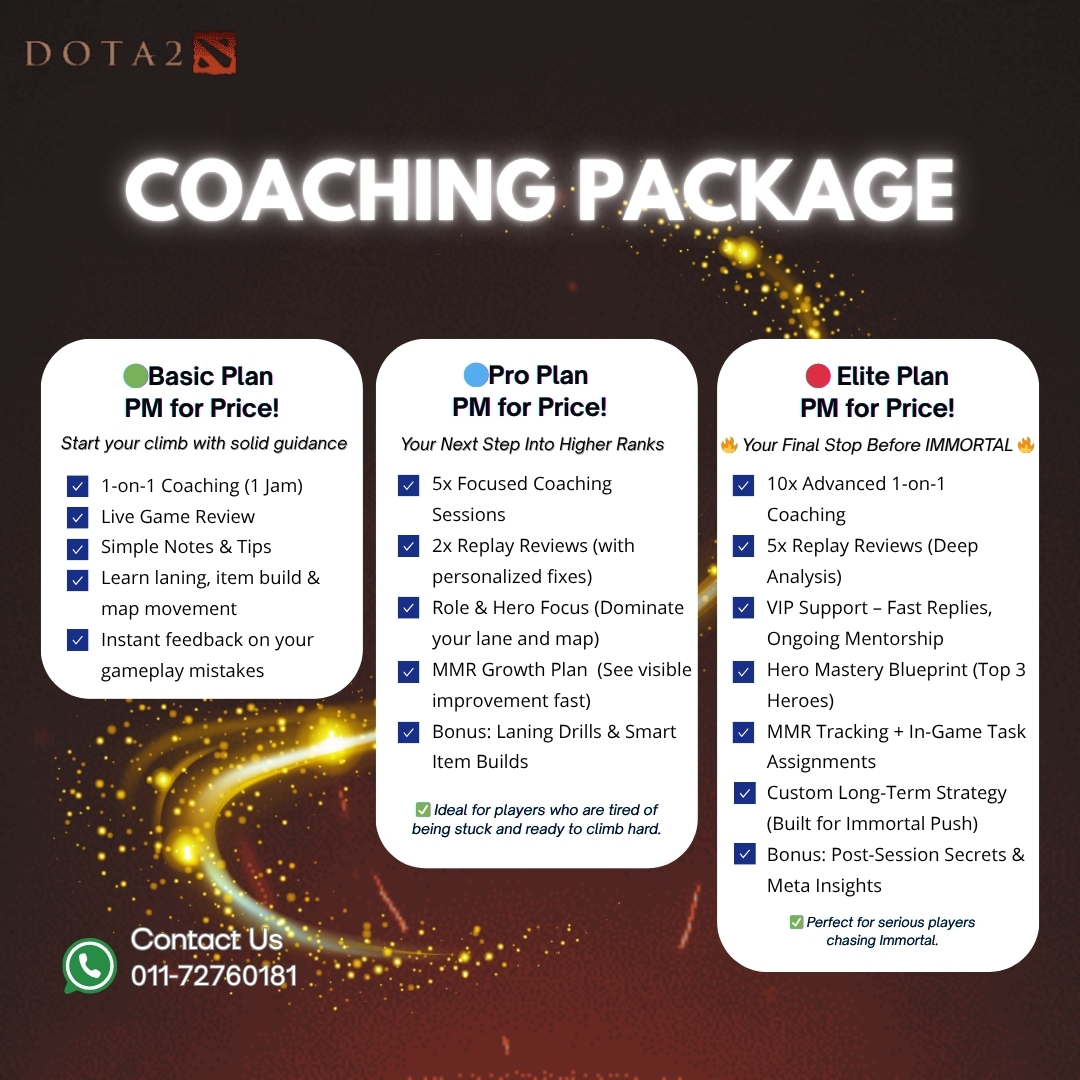 DOTA 2 Boost MMR(MURAH)/ Coaching Free Slide /TBD/ Low Prio | Shopee ...