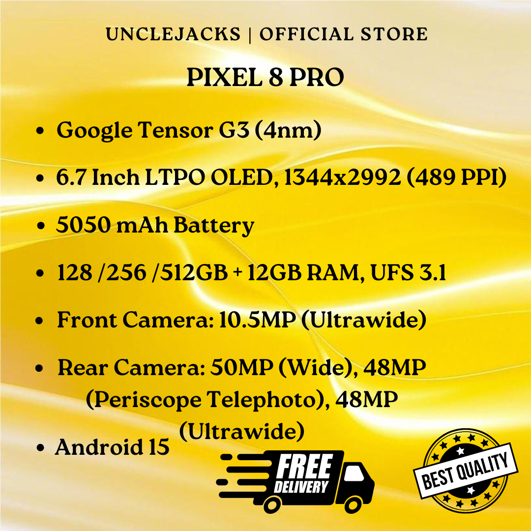 🌟HARGA TERBAIK SET TERPAKAI ASAL🌟 Pixel 8A / 8 /8 PRO (128 / 256 / 512GB) GLOBAL | KEADAAN GRED ...