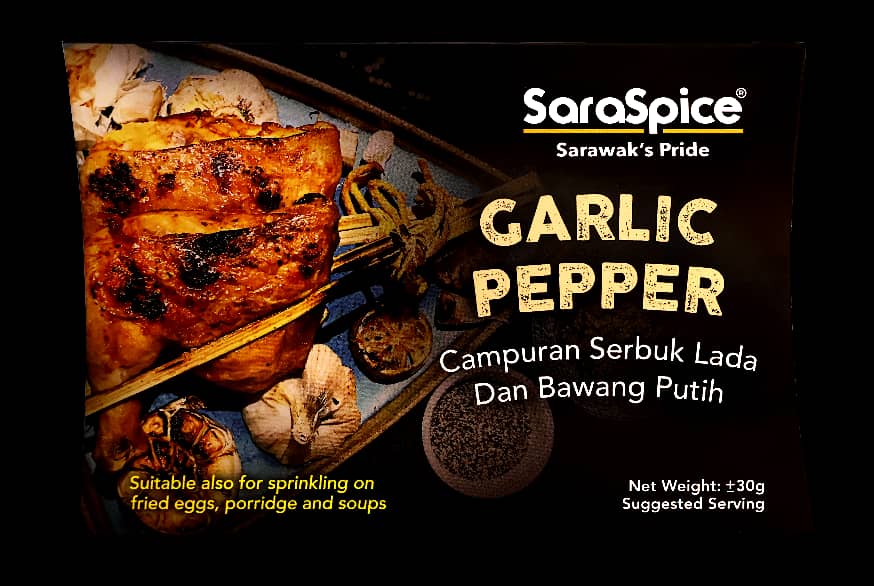 Saraspice White Ground Garlic 30g Pepper Sachet | Shopee Malaysia