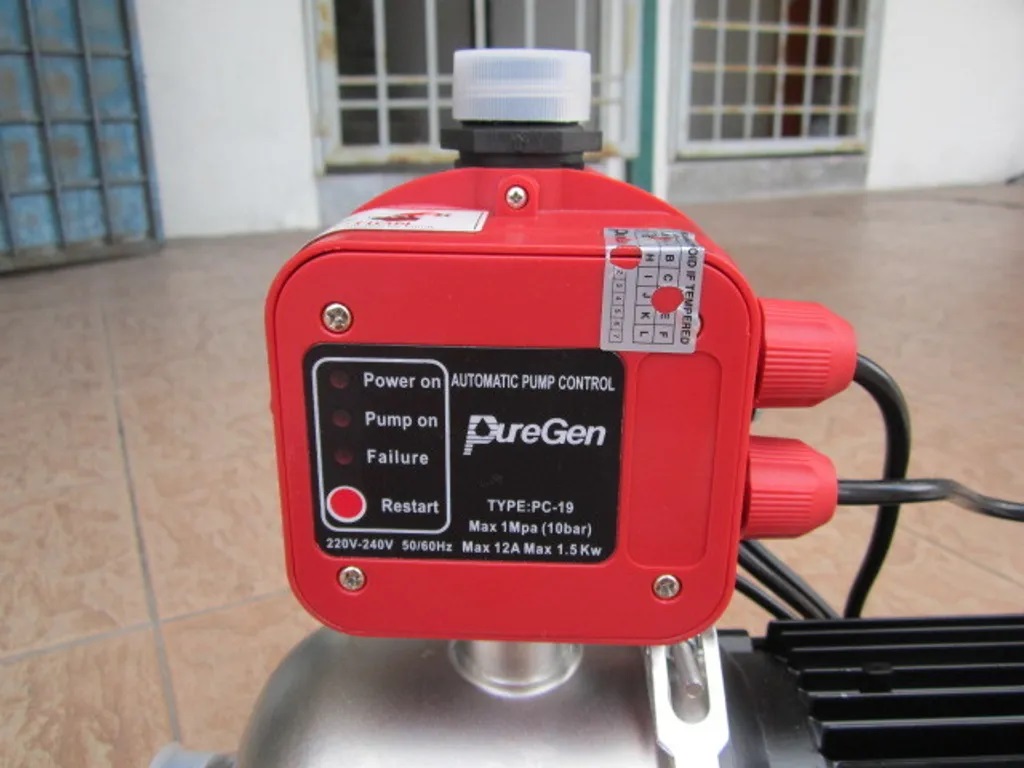 Puregen 1.1kW / 1.5Hp PC Auto Water Pump Controller Unit PC-19 | Shopee ...