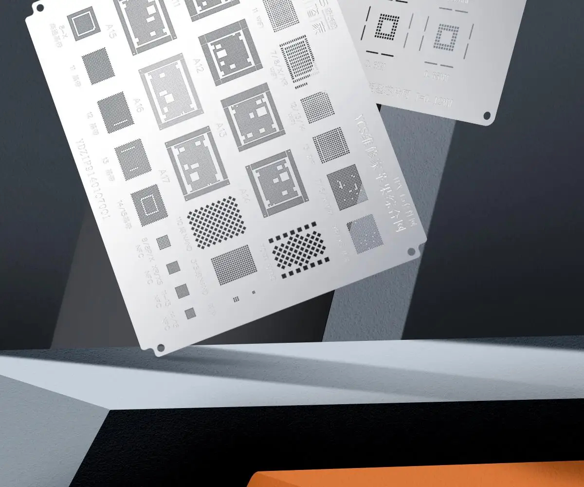 YCS Multi-Purpose BGA Reballing Stencil for IP / Sam / MTK / Qualcomm ...