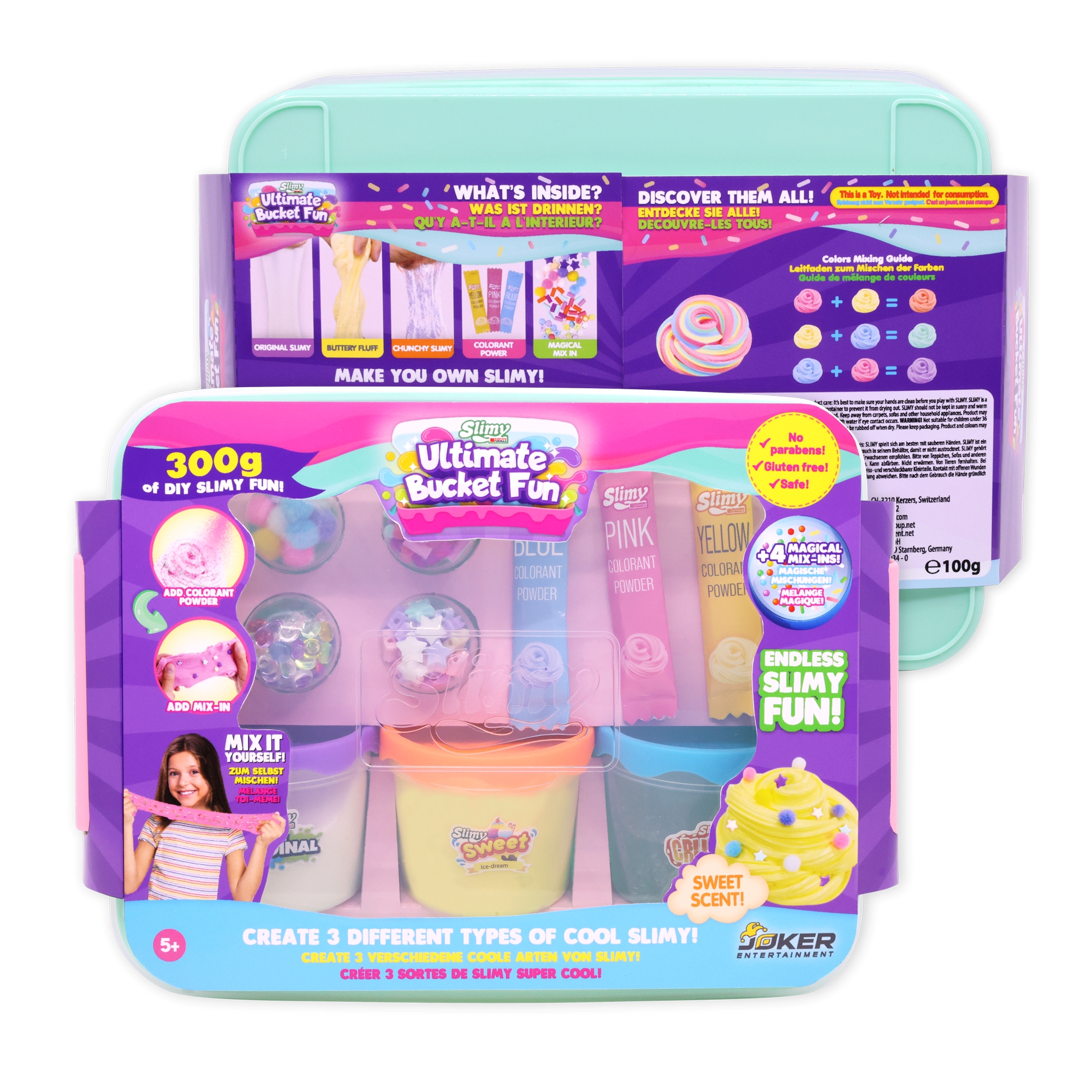 Slimy Bucket Fun DIY Set Gift Set Slime Assortment Pack (33542 ...