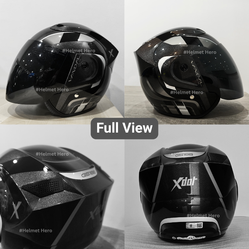 [FREE RAINBOW VISOR] X-Dot G518B Helmet QUASAR VANDAL G518B Helmet ...