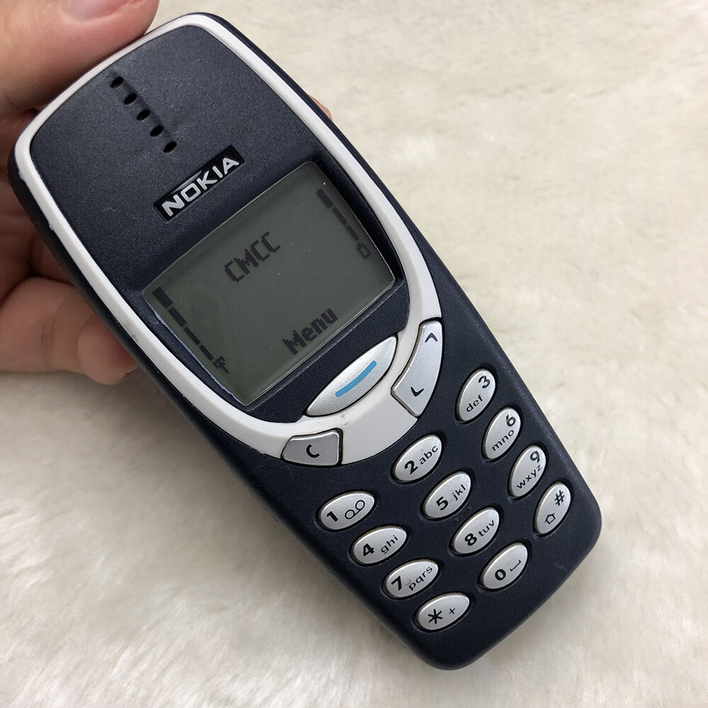 Original Nokia 3310 blue (Unlocked) 2G GSM Classic Mobile Phone ...