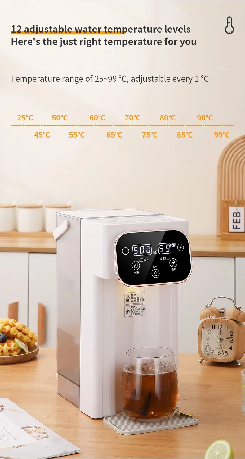 MI Desktop instant hot water dispenser 4-speed temperature control mini ...
